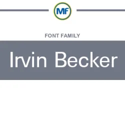 Irvin Becker Bold: Free Font Download | MaisFontes