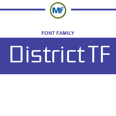 Download District TF Fonts | MaisFontes