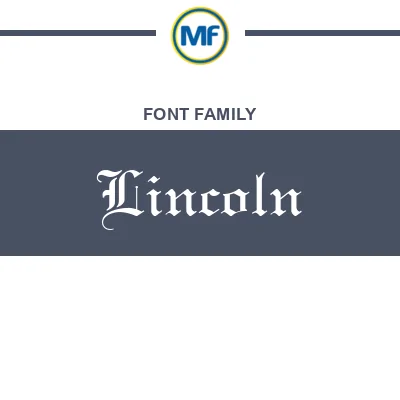 Download Lincoln Fonts | MaisFontes