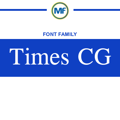 Times CG Font Family: Download Free | MaisFontes