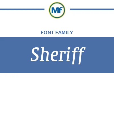 Download Sheriff Fonts | MaisFontes