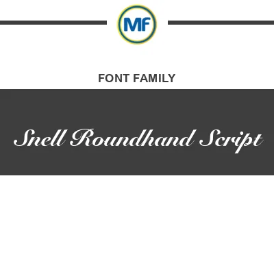 Download Snell Roundhand Script Fonts | MaisFontes