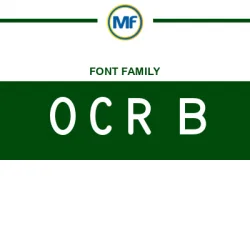 OCR B 10 Pitch BT Font: Free Download | MaisFontes
