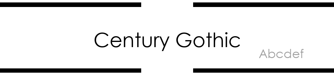 Century Gothic Font: Free Download | MaisFontes