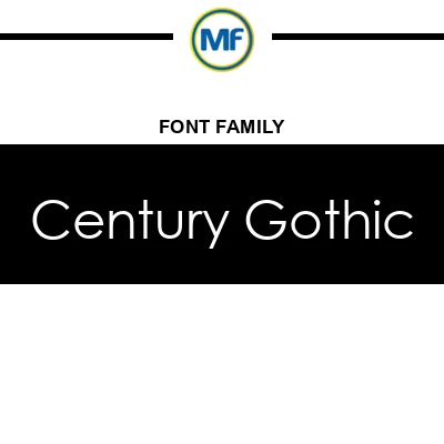 Download Century Gothic Fonts | MaisFontes