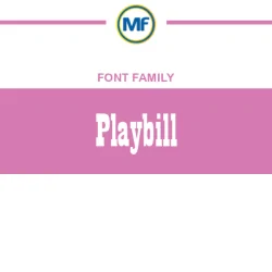 Playbill: Free Font Download | MaisFontes