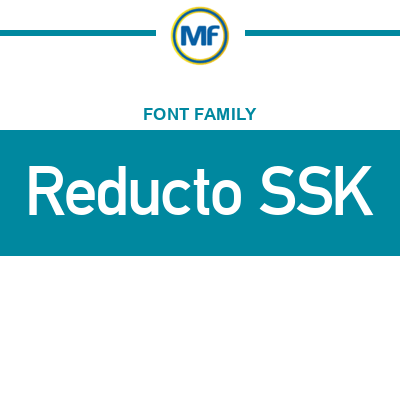Download Reducto SSK Fonts | MaisFontes