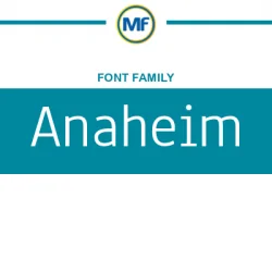 Anaheim Bold: Free Font Download | MaisFontes