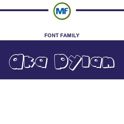 Download Aka Dylan Fonts | MaisFontes