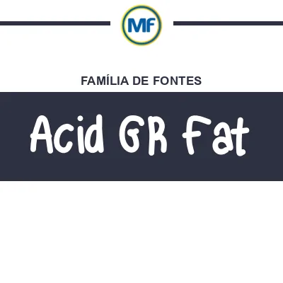 Baixar Fontes Aka Acid GR Fat | MaisFontes