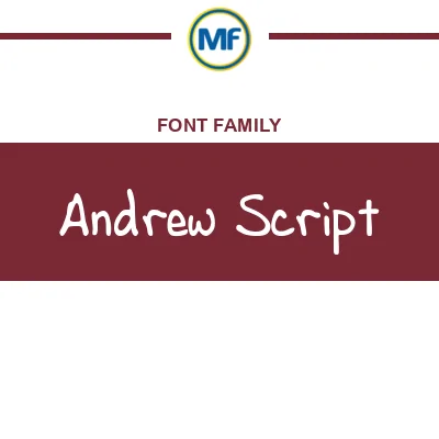 Andrew Script Font Family: Download Free | MaisFontes