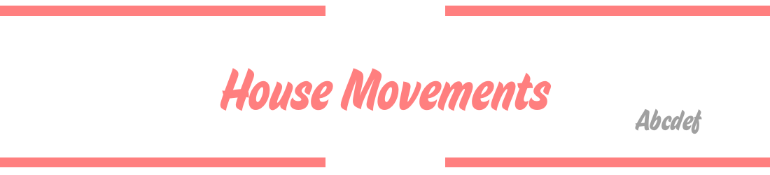 House Movements Poster Font: Free Download | MaisFontes