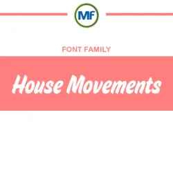 House Movements Custom: Free Font Download | MaisFontes
