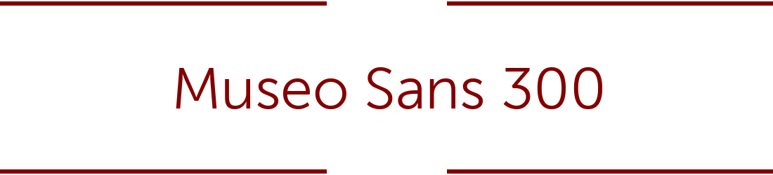 Museo Sans 300 Italic Font: Free Download | MaisFontes