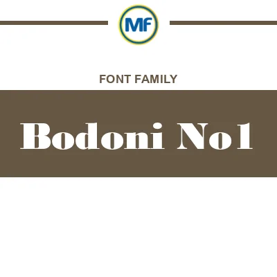 Download Bodoni No1 Fonts | MaisFontes