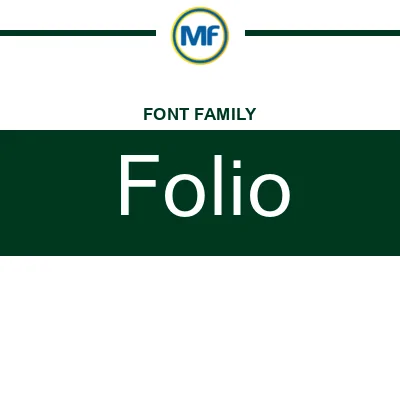 Download Folio Fonts | MaisFontes