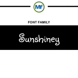 Sunshiney Regular: Free Font Download | MaisFontes