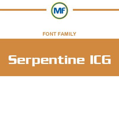 Download Serpentine ICG Fonts | MaisFontes