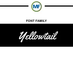 Yellowtail Regular: Download Free Font | MaisFontes