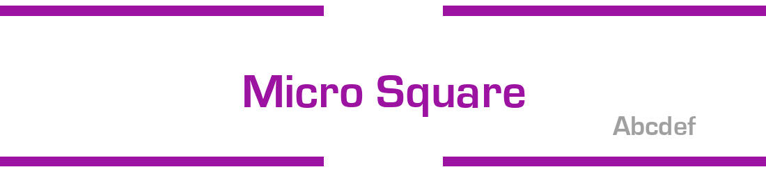 Download Micro Square Fonts | MaisFontes