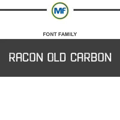 Racon Old Carbon Font Family: Free Download | MaisFontes