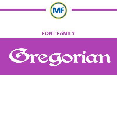 Download Gregorian Fonts | MaisFontes
