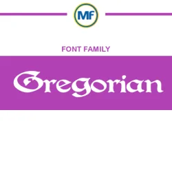 Gregorian Bold: Free Font Download | MaisFontes