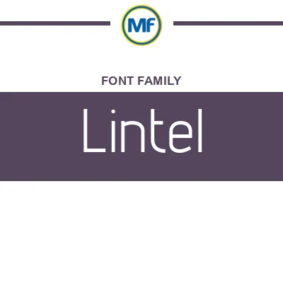 Download Lintel Fonts | MaisFontes