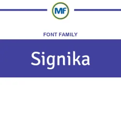 Signika: Free Font Download | MaisFontes