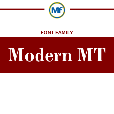 Download Modern MT Fonts | MaisFontes