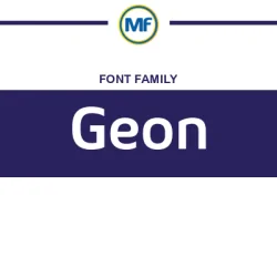 Geon: Free Font Download | MaisFontes