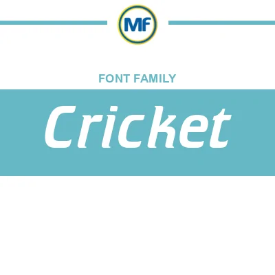 Download Cricket Fonts | MaisFontes