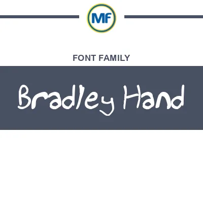 Download Bradley Hand Fonts | MaisFontes