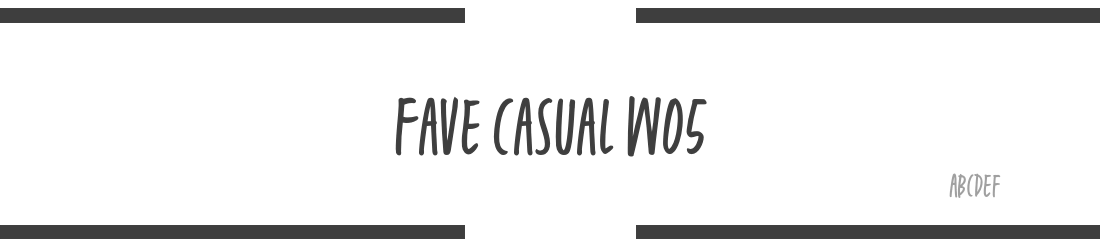 Fave Casual W05 Script Bold Pro: Baixar Fonte Grátis | MaisFontes