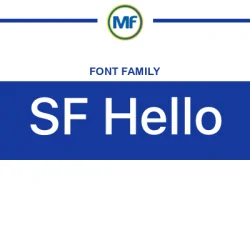 SF Hello Bold: Free Font Download | MaisFontes