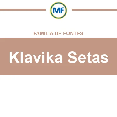 Klavika Setas Família de Fontes: Baixe Grátis | MaisFontes