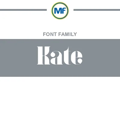 Kate Font Family: Download Free | MaisFontes
