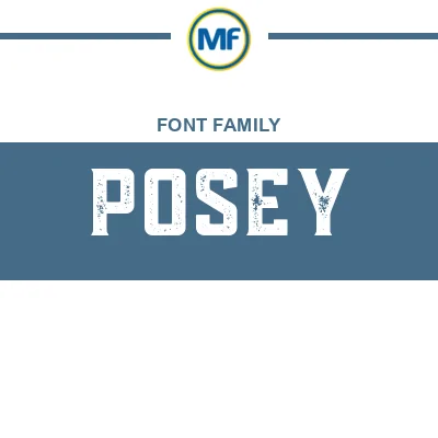 Download Posey Fonts | MaisFontes