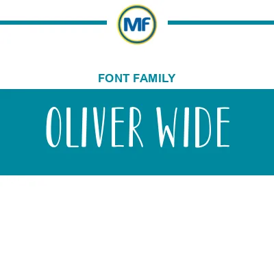 Download Oliver Wide Fonts | MaisFontes