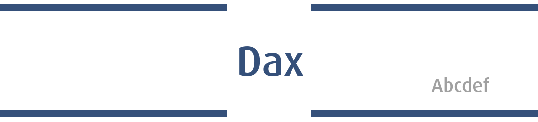 Dax Font: Free Download | MaisFontes