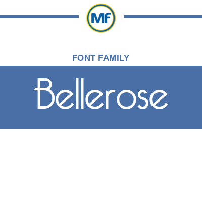Download Bellerose Fonts | MaisFontes