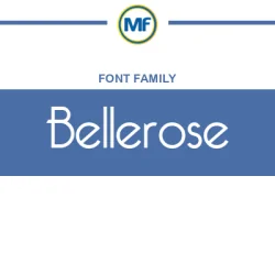 Bellerose: Free Font Download | MaisFontes