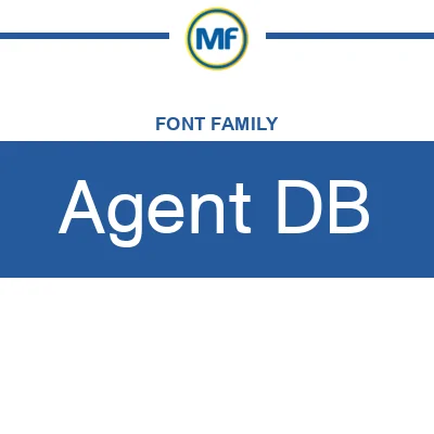 Download Agent DB Fonts | MaisFontes