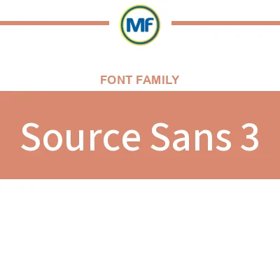 Source Sans 3 Font Family: Download Free (Google Fonts) | MaisFontes