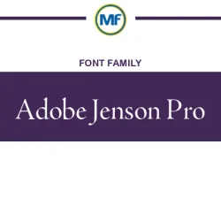Adobe Jenson Pro: Free Font Download | MaisFontes