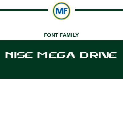 Nise Mega Drive Font Family: Download Free | MaisFontes