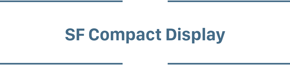 SF Compact Display SemiBold: Free Font Download | MaisFontes