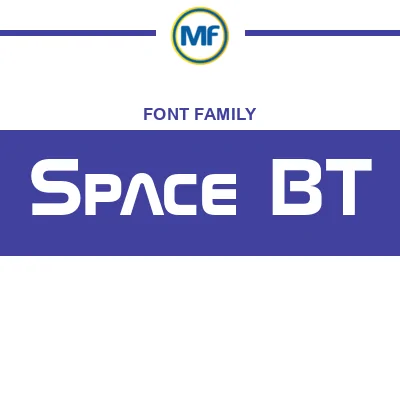 Space BT Font Family: Free Download | MaisFontes