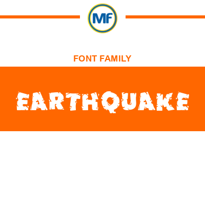 Earthquake Font Family: Download Free | MaisFontes