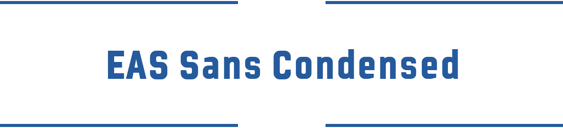 EAS Sans Condensed Bold: Free Font Download | MaisFontes